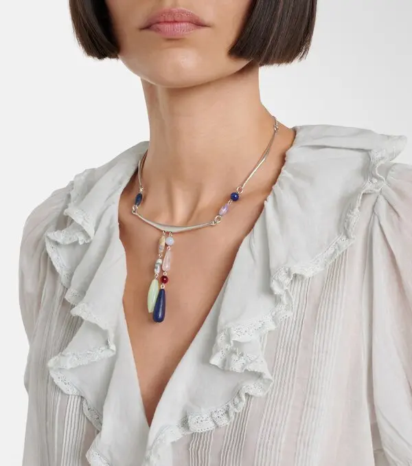 DÔEN Embroidered Cotton Shirt