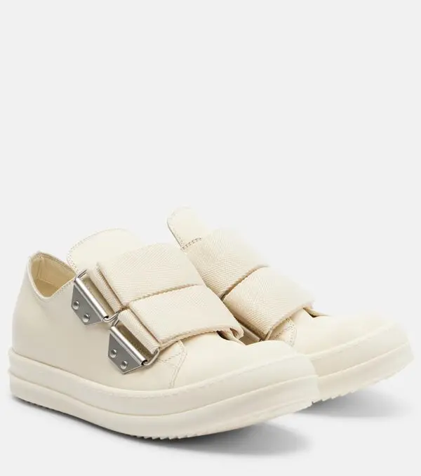 Rick Owens Sneaks Leather Sneakers - White
