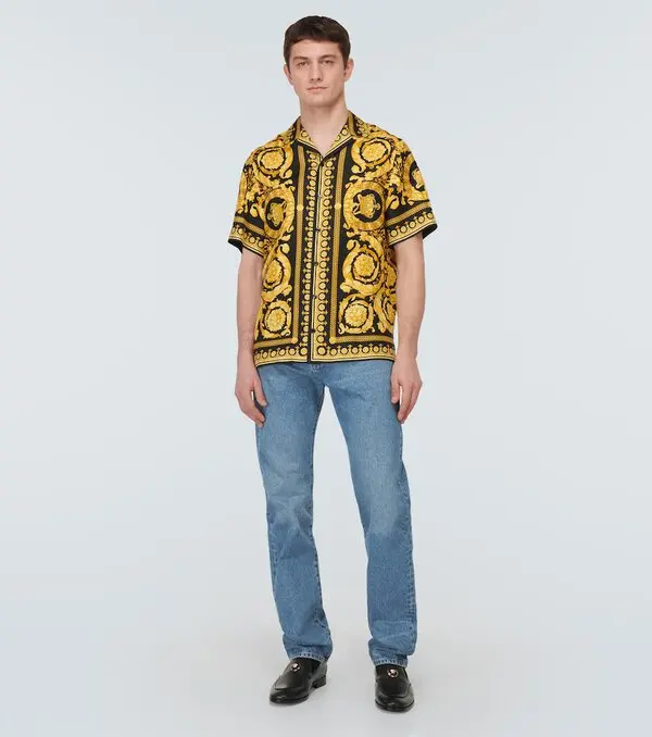 Versace Straight Leg Jeans - Blue