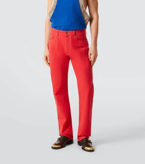 Versace Straight Jeans - Red