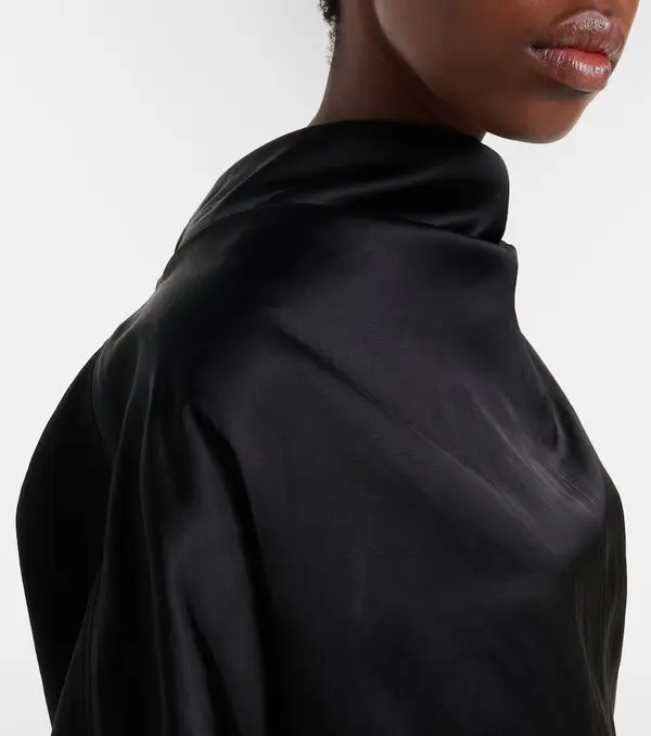 TOTEME Draped Satin Blouse
