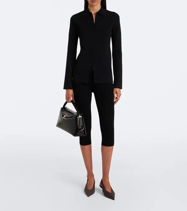 TOTEME Knitted Cardigan - Black