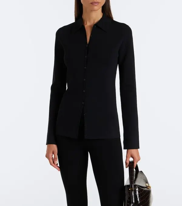 TOTEME Knitted Cardigan - Black