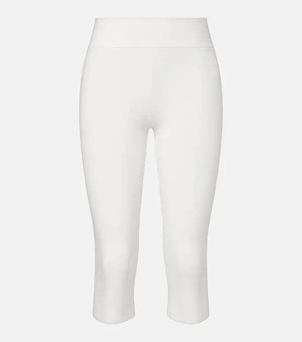 TOTEME Knitted Capri Leggings - White
