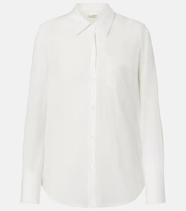NILI LOTAN Cotton Shirt - White