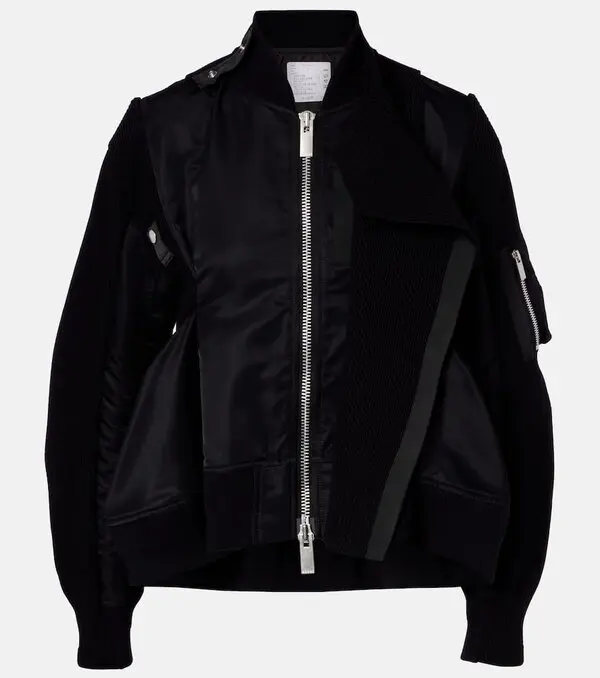 Sacai Paneled Blouson Jacket