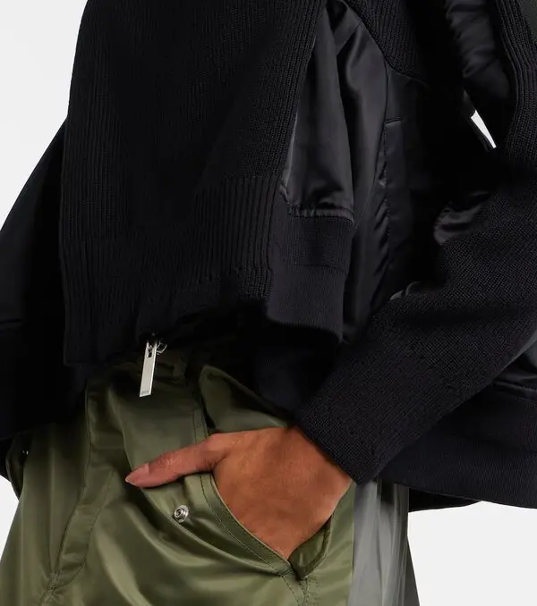 Sacai Paneled Blouson Jacket