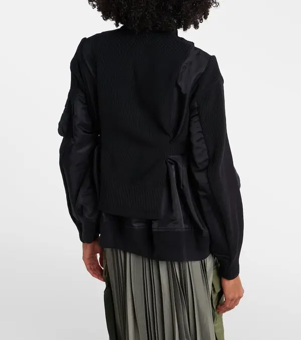 Sacai Paneled Blouson Jacket