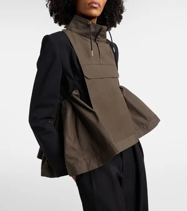 Sacai Paneled Blouson Jacket