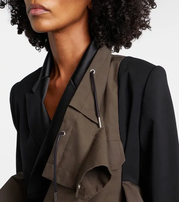 Sacai Paneled Blouson Jacket