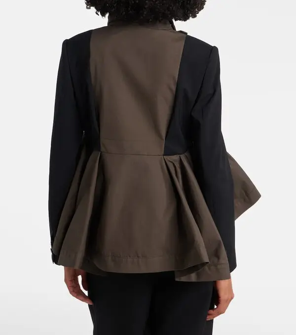 Sacai Paneled Blouson Jacket