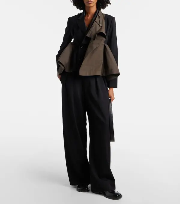 Sacai Paneled Blouson Jacket