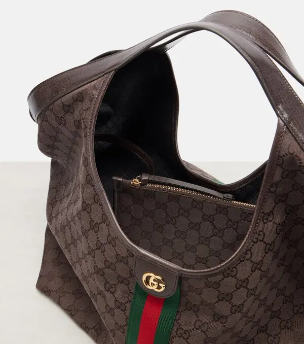 Gucci Large Gg Canvas Tote Bag