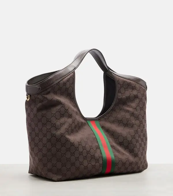 Gucci Large Gg Canvas Tote Bag