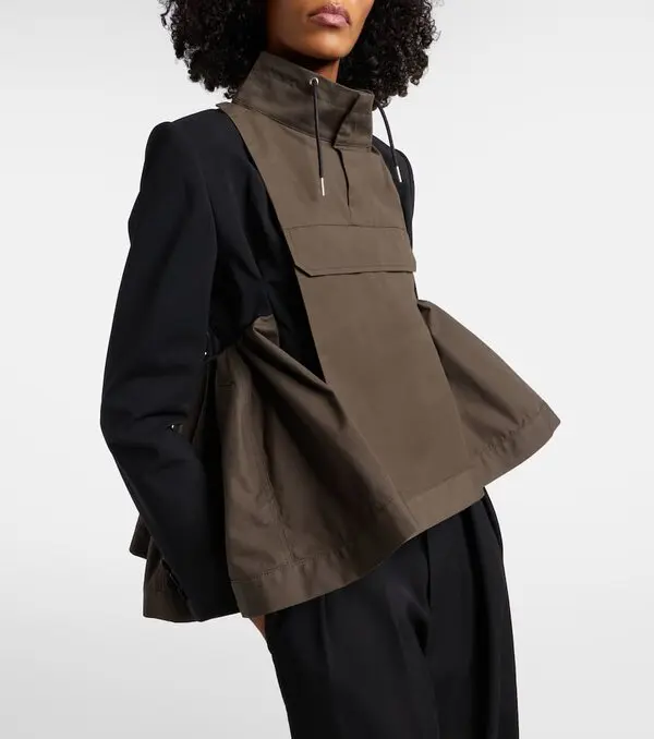 Sacai Paneled Blouson Jacket