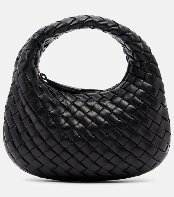 Bottega Veneta Baby Veneta Top Handle Bag - Black