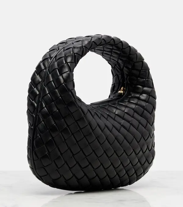 Bottega Veneta Baby Veneta Top Handle Bag - Black