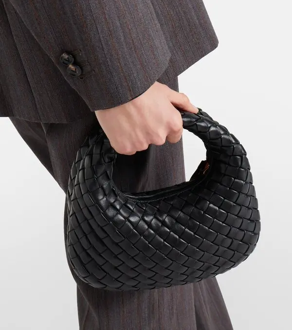 Bottega Veneta Baby Veneta Top-handle Bag - Black