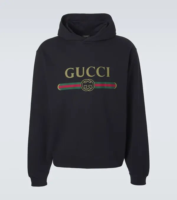 Gucci Logo Jersey Hoodie