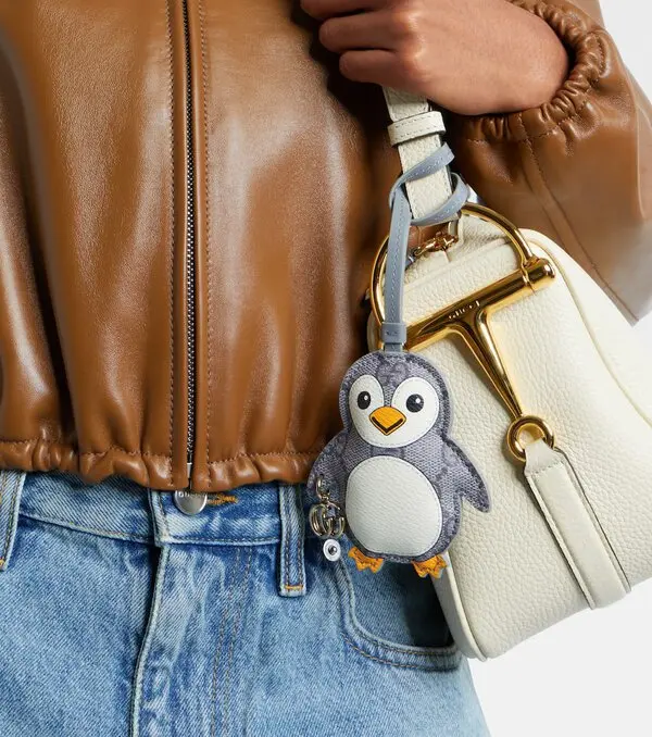 Gucci Penguin Gg Bag Charm