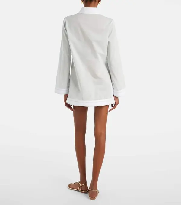 Tory Burch Cotton Kaftan - Blue