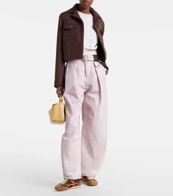 Loewe Belted Wide-leg Jeans