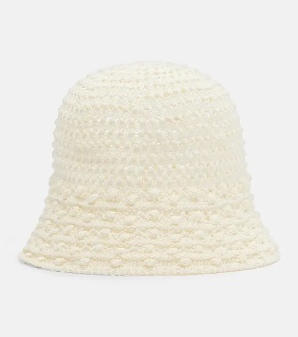 ERES Carats Crochet Bucket Hat - Beige