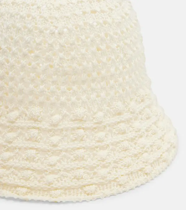 ERES Carats Crochet Bucket Hat - Beige