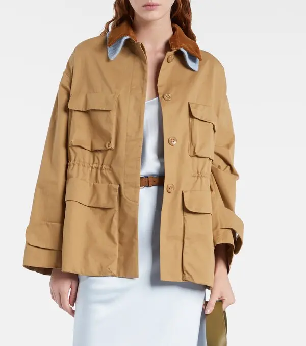 Dorothee Schumacher Cotton Field Jacket - Beige