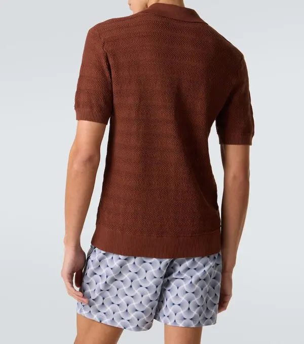 Frescobol Carioca Vidal Knit Cotton Polo Shirt