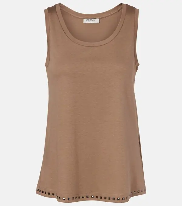 Max Mara Furetto Embellished Tank Top