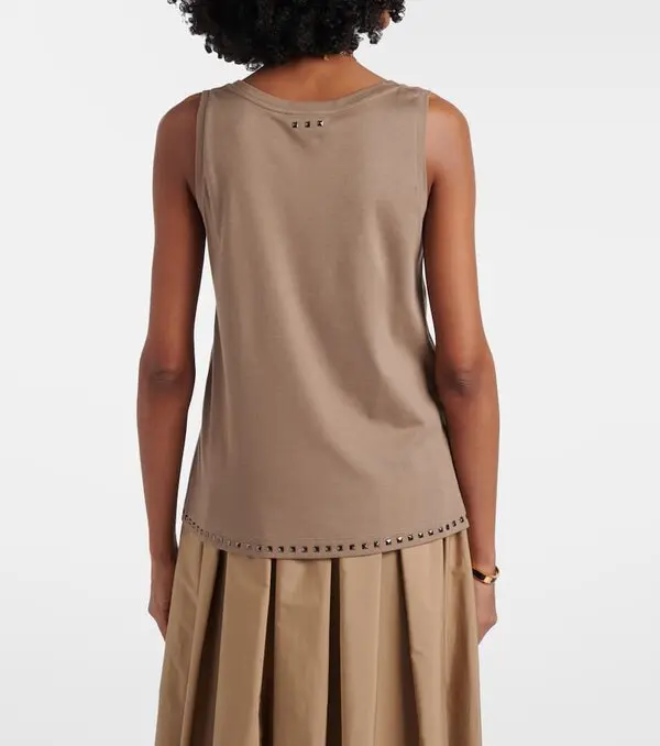 Max Mara Furetto Embellished Tank Top