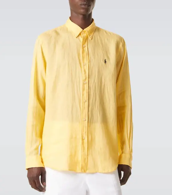 Polo Ralph Lauren Linen Shirt - Yellow