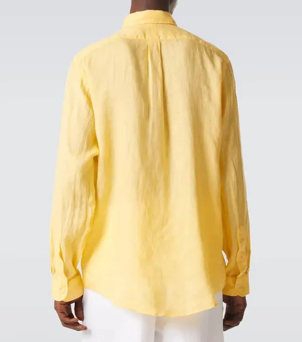 Polo Ralph Lauren Linen Shirt - Yellow