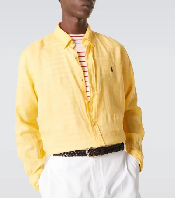 Polo Ralph Lauren Linen Shirt - Yellow