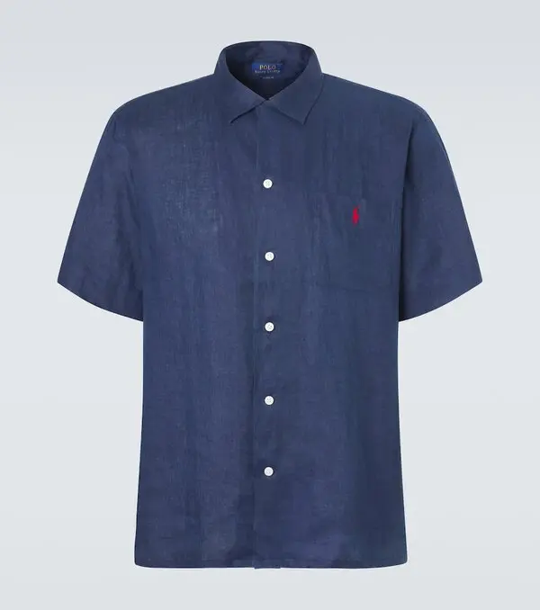 Polo Ralph Lauren Linen Shirt - Blue