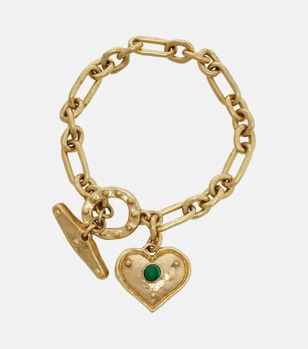 ALEMAIS Alémais Jem Heart Charm Bracelet - Gold
