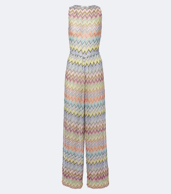 Missoni Zigzag Lamé Jumpsuit - Multicoloured