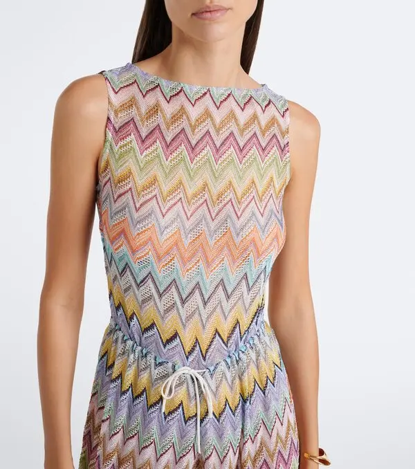 Missoni Zigzag Lamé Jumpsuit - Multicoloured