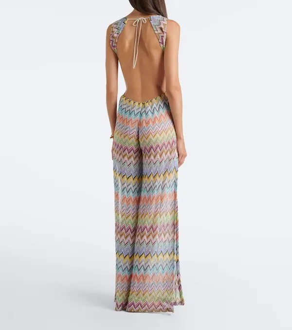 Missoni Zigzag Lamé Jumpsuit - Multicoloured