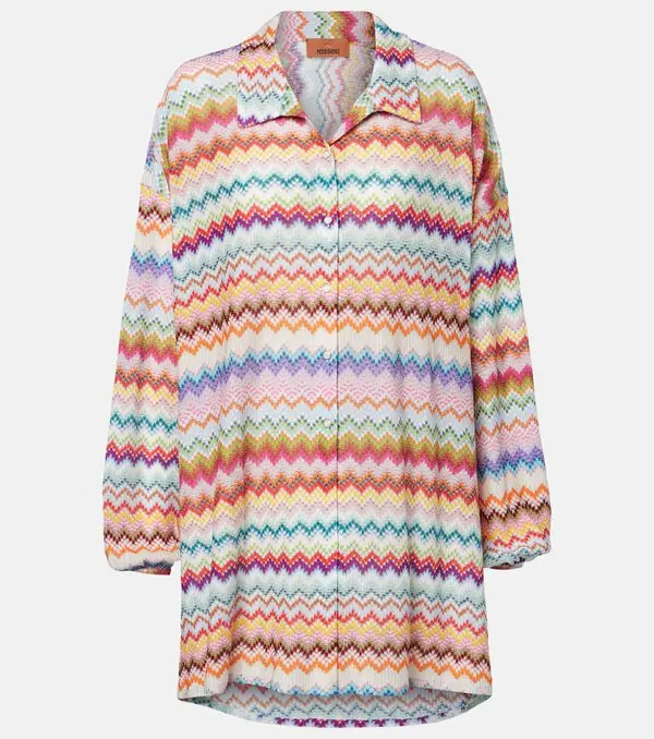 Missoni Zigzag Lamé Shirt - Multicoloured