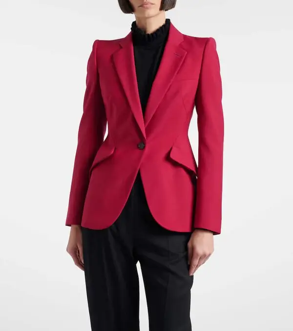Alexander McQueen Wool And Mohair Blazer