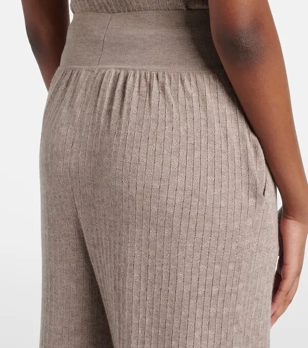 Loro Piana Cashmere And Silk Tapered Pants