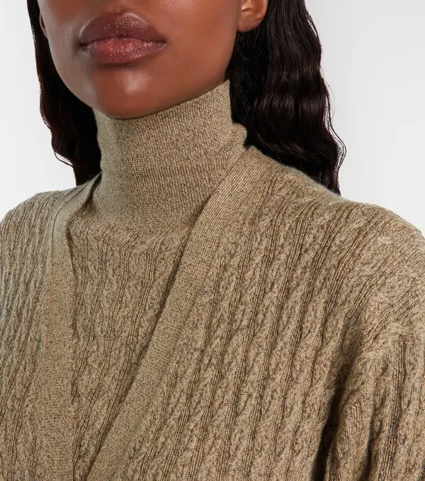 Loro Piana Bihar Cable-knit Cardigan