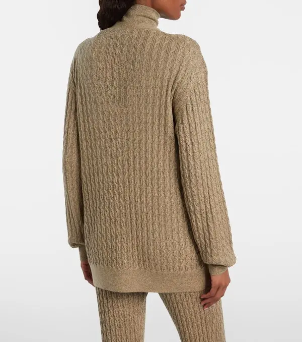 Loro Piana Bihar Cable-knit Cardigan