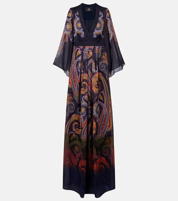 Etro Paisley Maxi Dress - Multicoloured