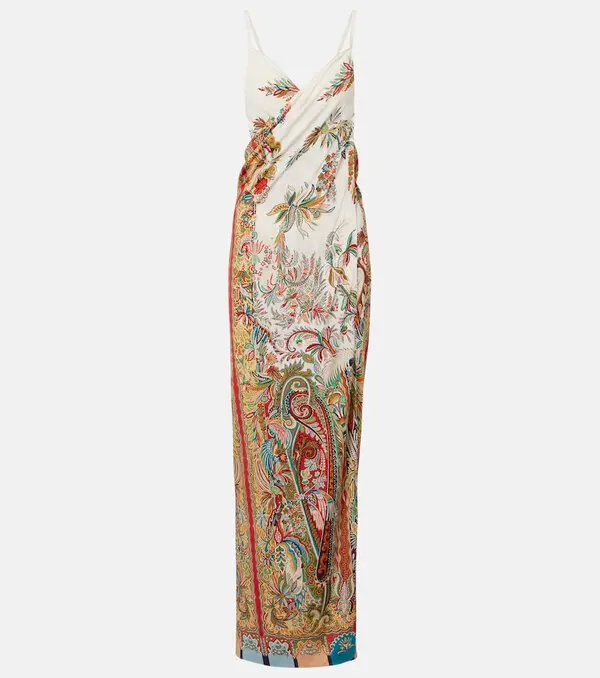 Etro Paisley Maxi Dress - Multicoloured