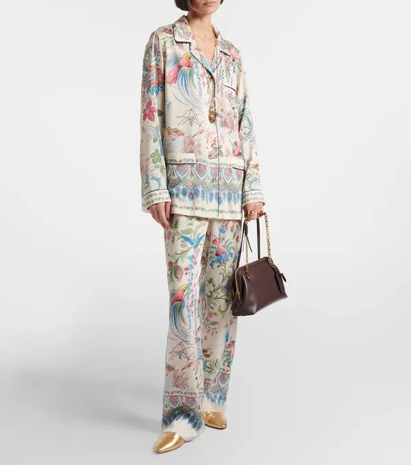Etro Printed Bowling Shirt