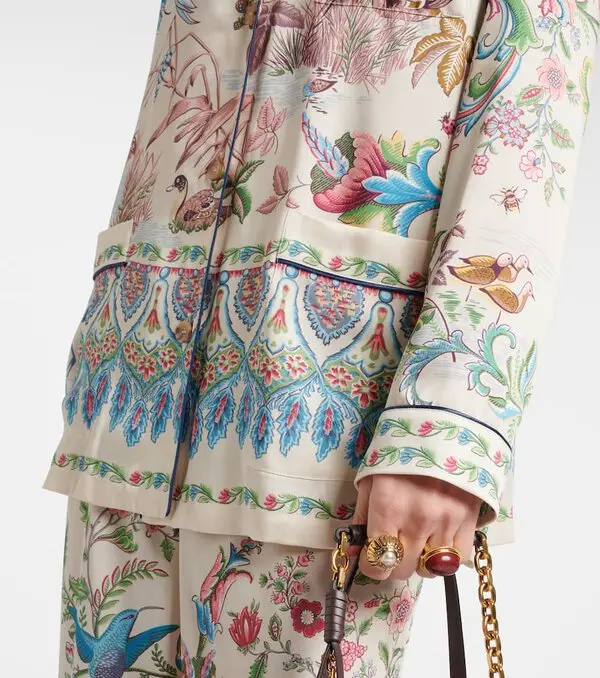 Etro Printed Bowling Shirt