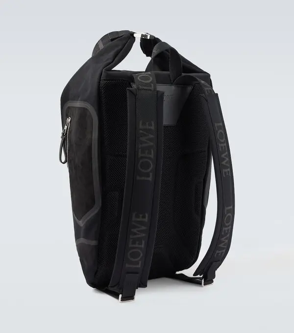 Loewe Flex Canvas And Suede Backpack